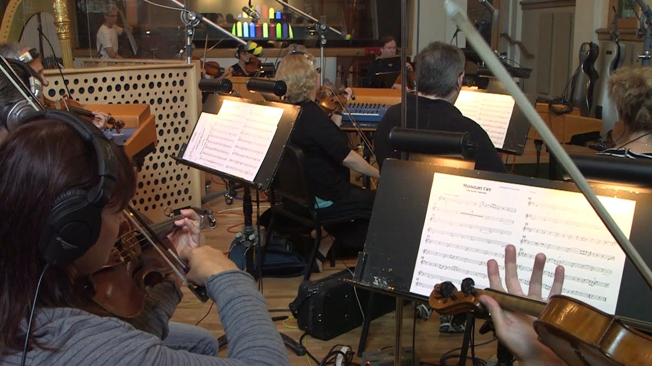 Strings in recording studio for song "Midnight Cry" on "Hallelujah, We ...