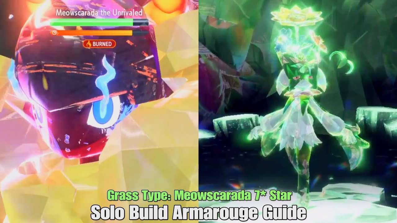 Pokémon Scarlet & Violet: Meowscarada 7* Tera Raid (Grass Type) - Solo ...