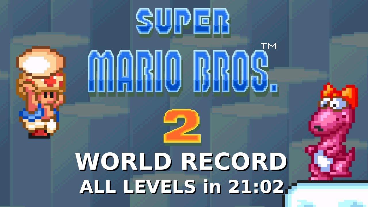 All Levels Speedrun In 21 02 • Super Mario Bros 2 Snes [former World