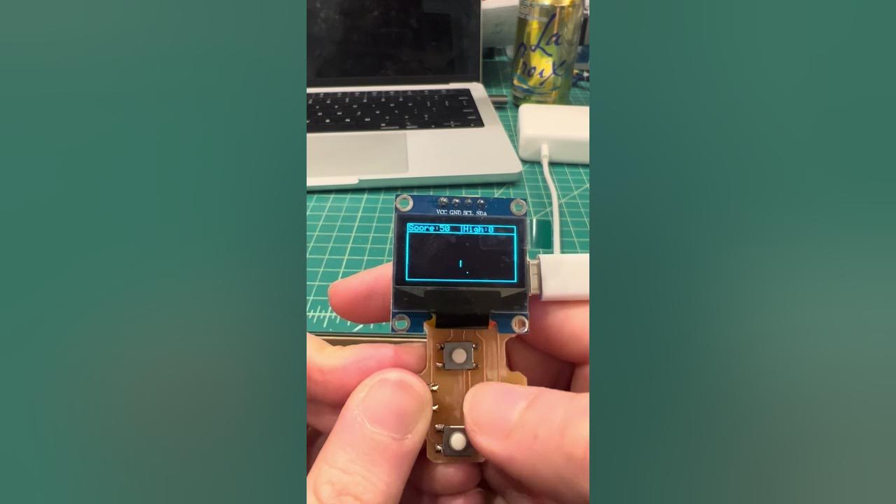 Snake game with XIAO RP2040 and OLED SSD1306 - YouTube