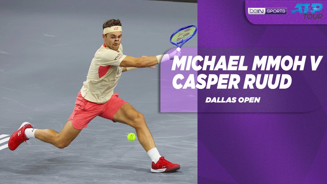 Michael Mmoh v Casper Ruud | Dallas Open | Match Highlights - YouTube