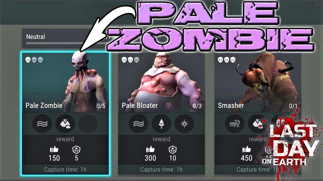 Pale Zombie - Season 10 - LDOE - Last Day On Earth - YouTube