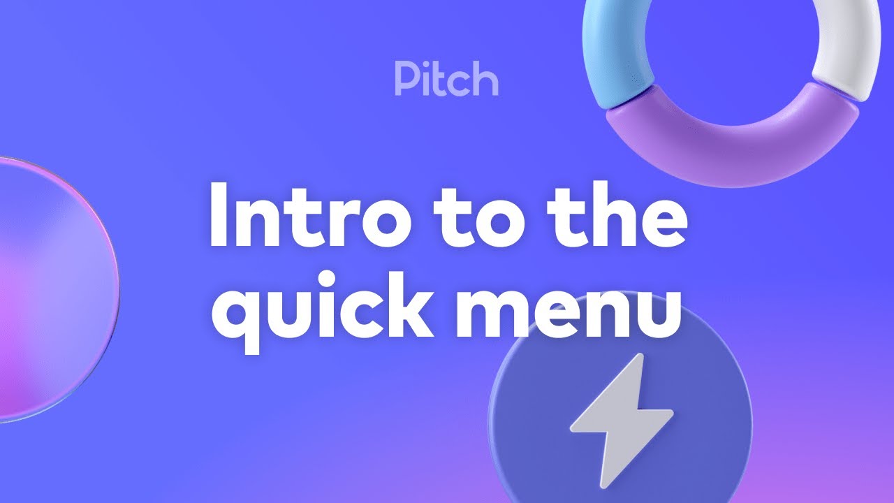 Intro to the quick menu | Discover keyboard shortcuts and commands in ...