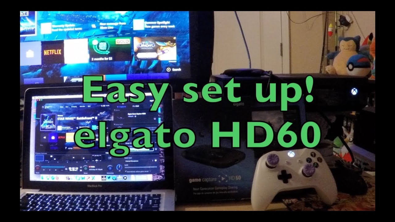 10 sec set up! Really EASY! elgato HD60 Game Capture - YouTube