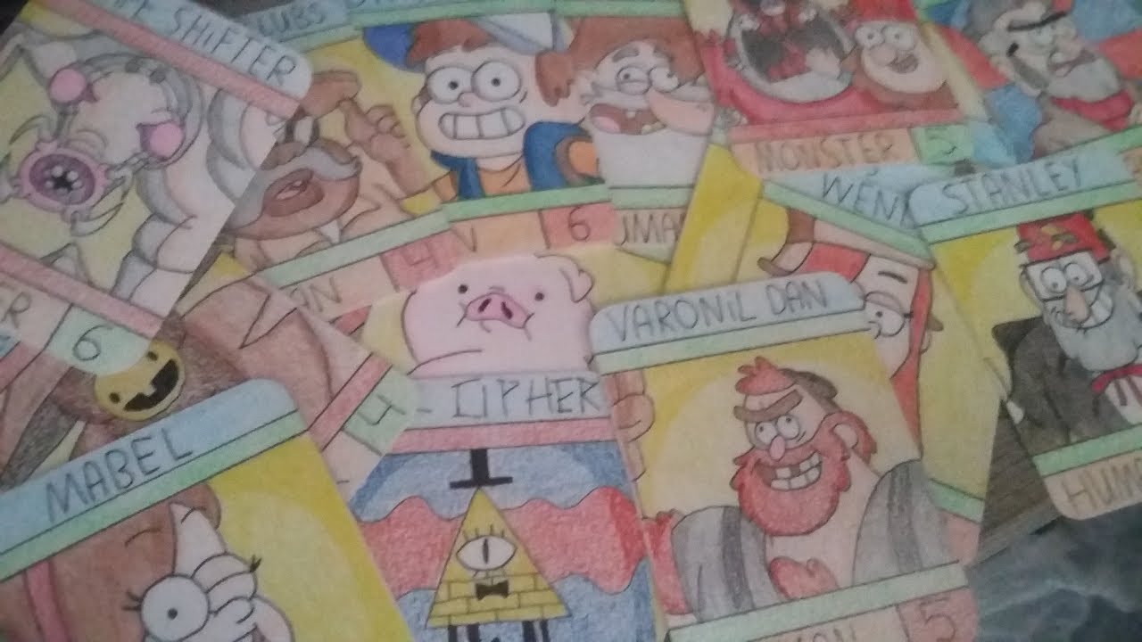 Gravity Falls | Card game (Preview) - YouTube