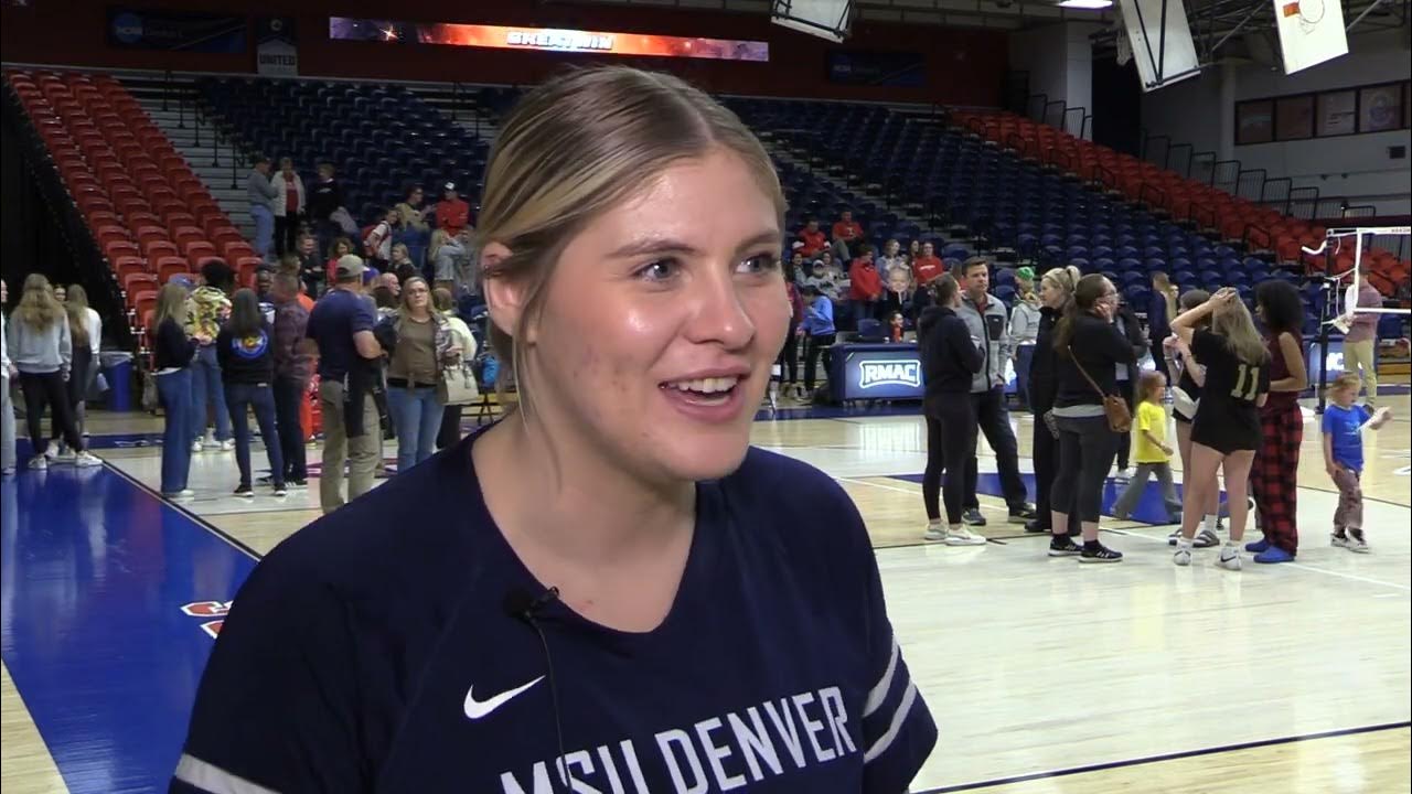 Volleyball Post-Game Interviews vs FLC - YouTube