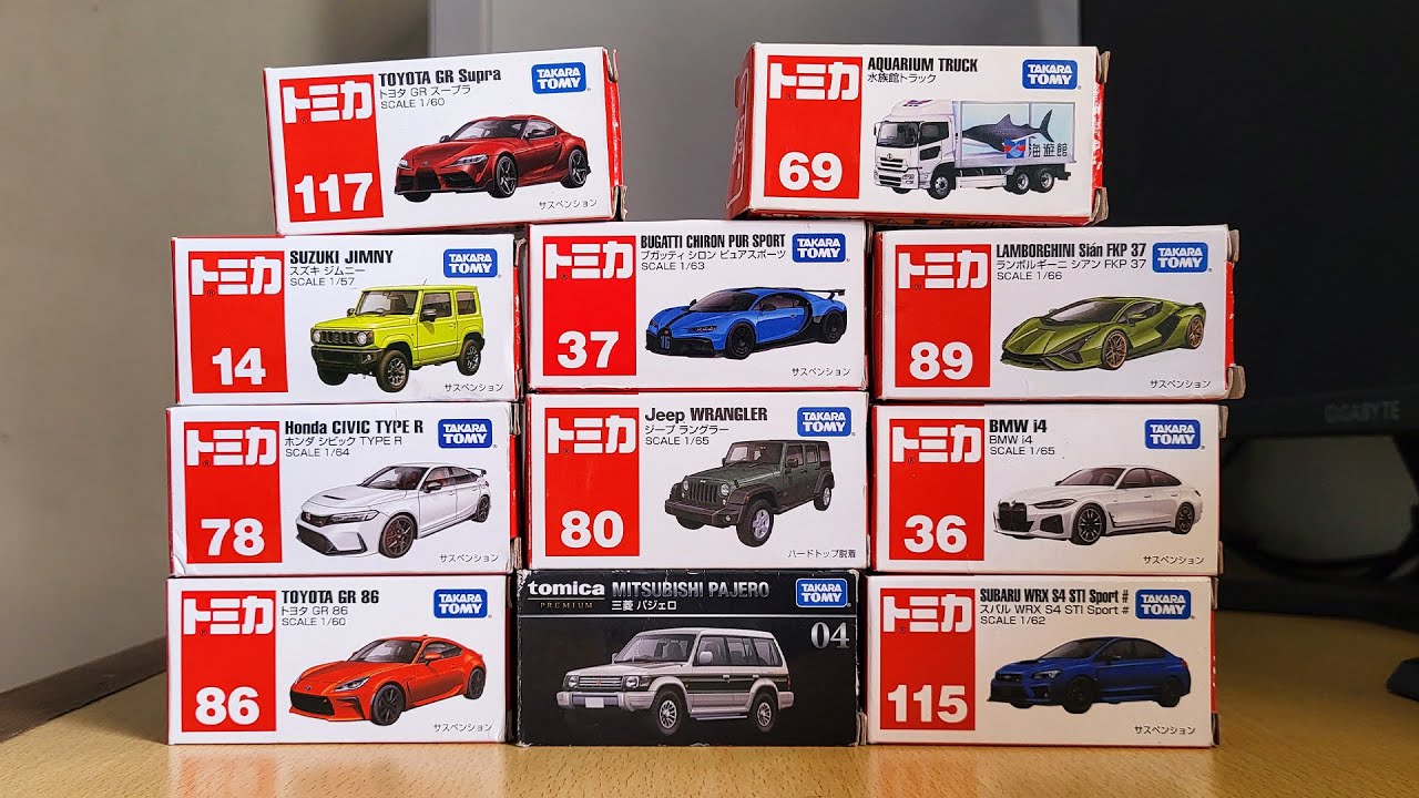 Tomica Scale Model Collection Unboxing || Tomica Diecast Model - YouTube