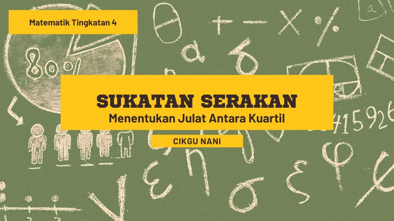 Sukatan Serakan Data Tak Terkumpul: Julat antara kuartil - YouTube