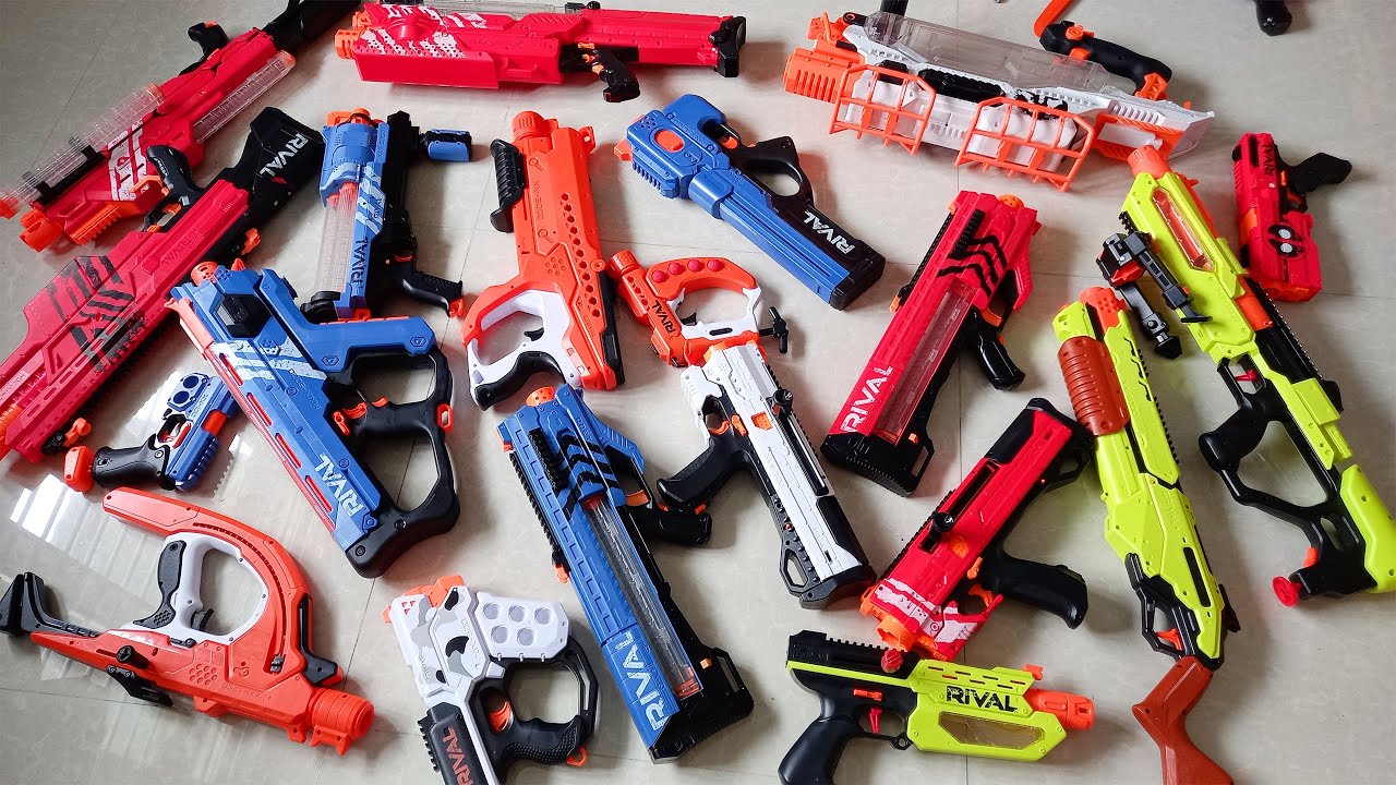 NERF GUN : All My Nerf Gun Reloads 4 - Ku Nhan NERF - YouTube