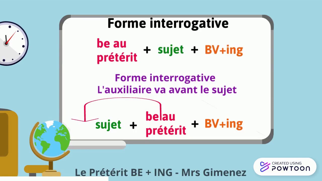 Le Prétérit BE + ing - Part 2 - YouTube