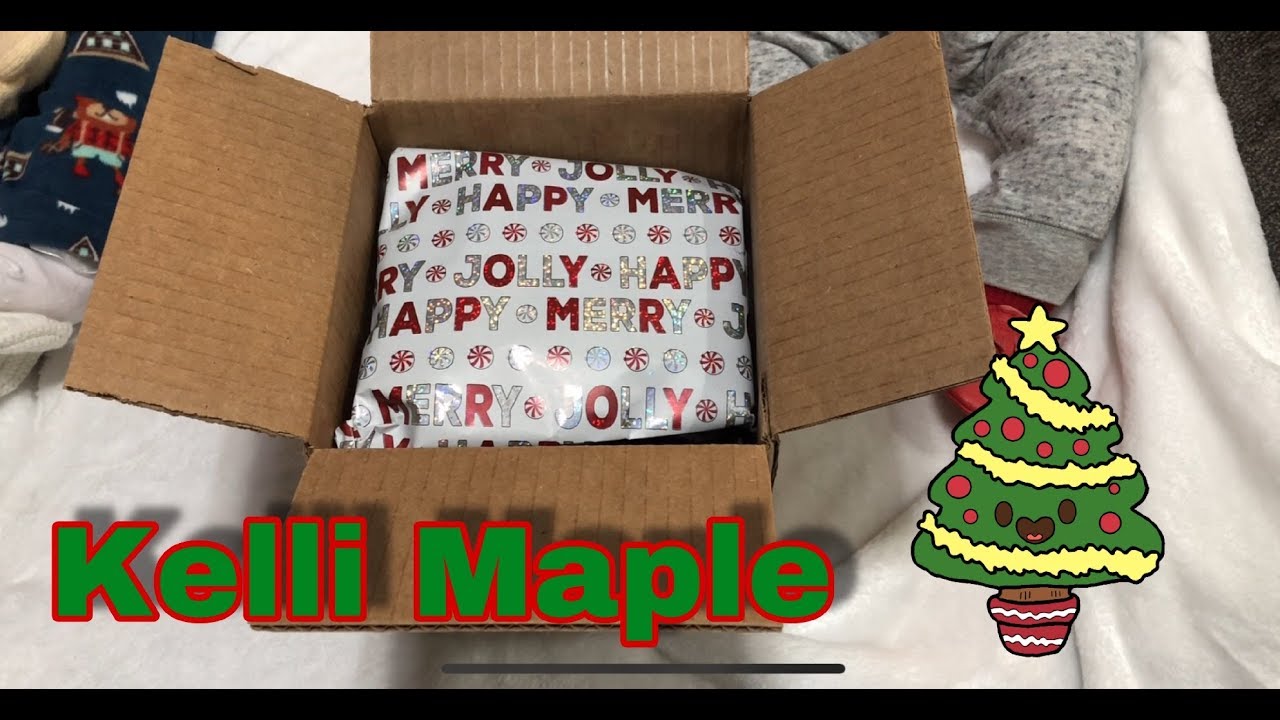 Kelli Maple Sent me a Special Package| Christmas Gift Exchange - YouTube