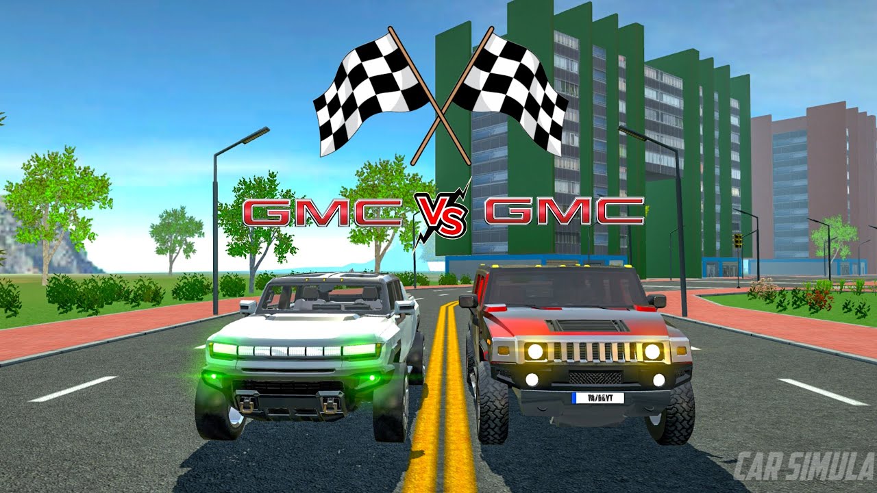 Car Simulator 2 | GMC VS GMC | Hummer H2 VS Hummer EV | Race & Top ...
