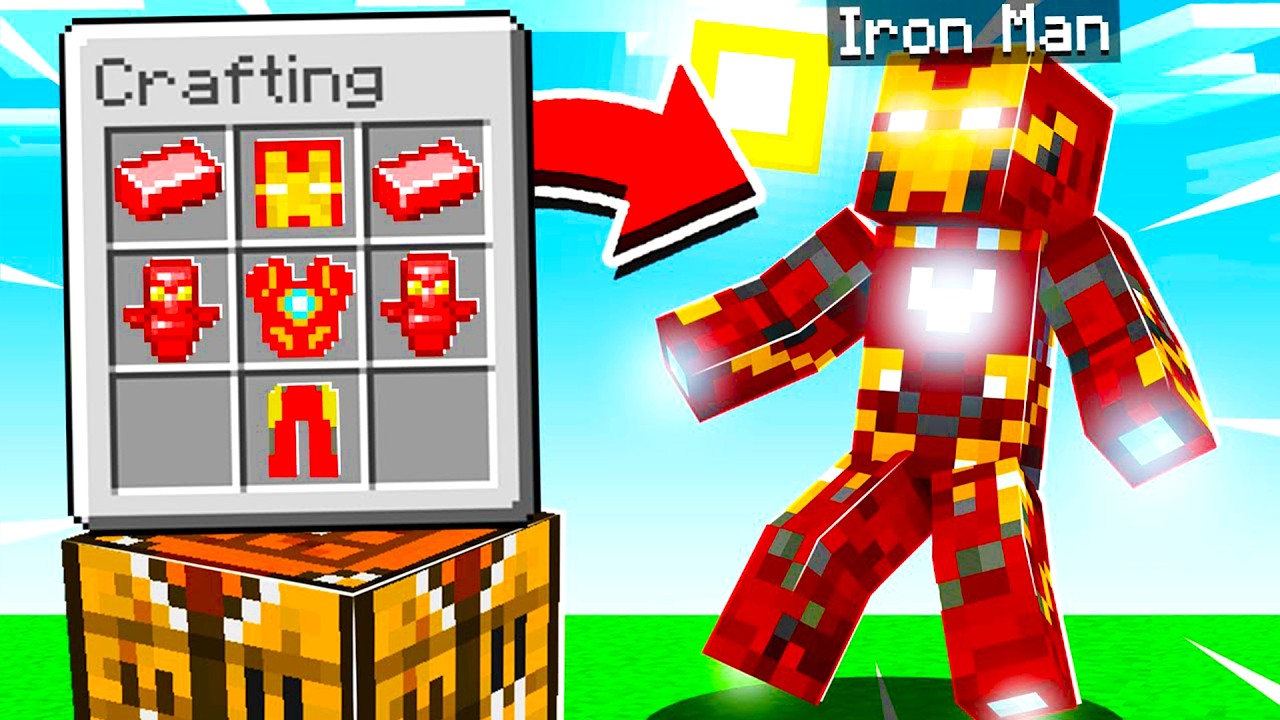 I Become IRON MAN In Minecraft hindi gameplay - YouTube
