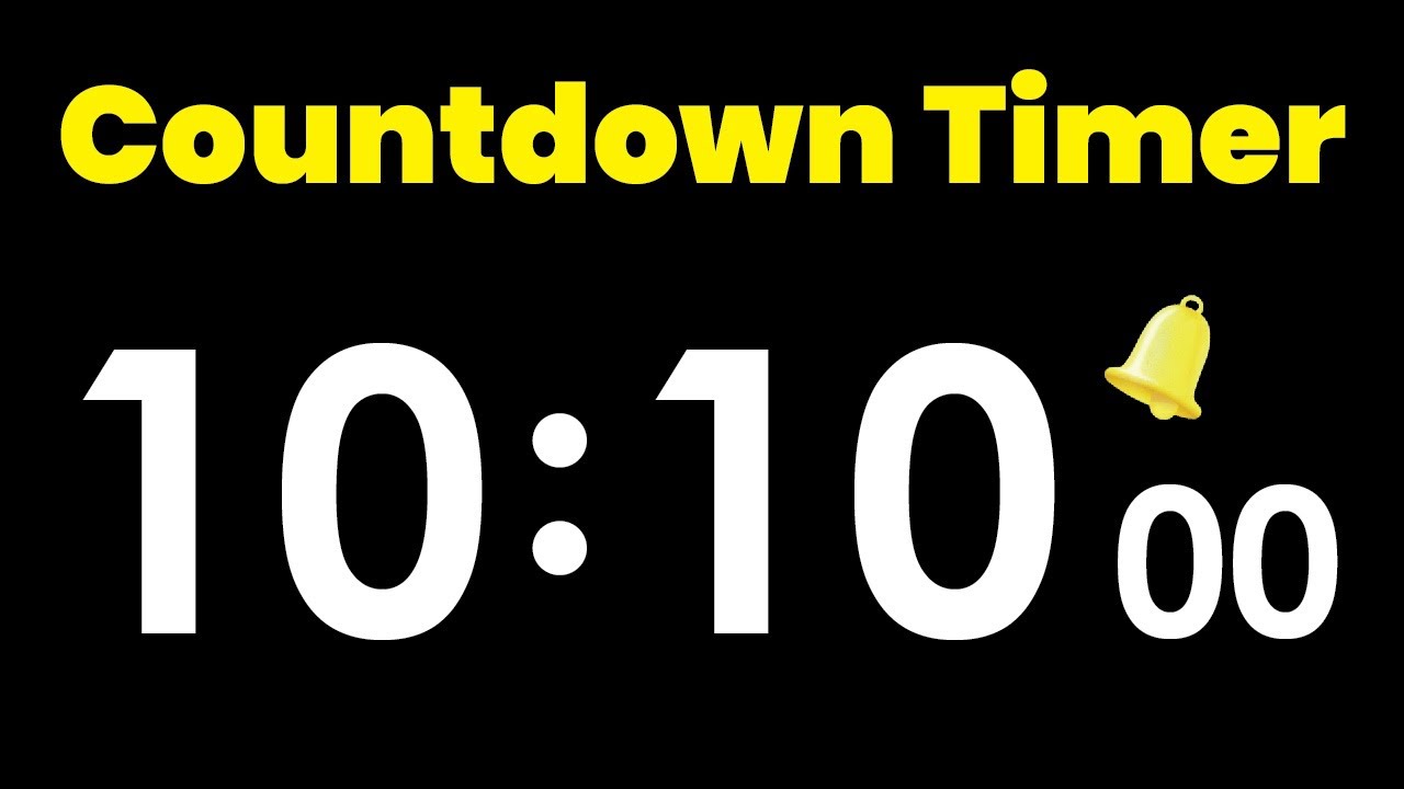 10 Hour 10 Minute Countdown Timer with Alarm #timerstore #10h10m # ...