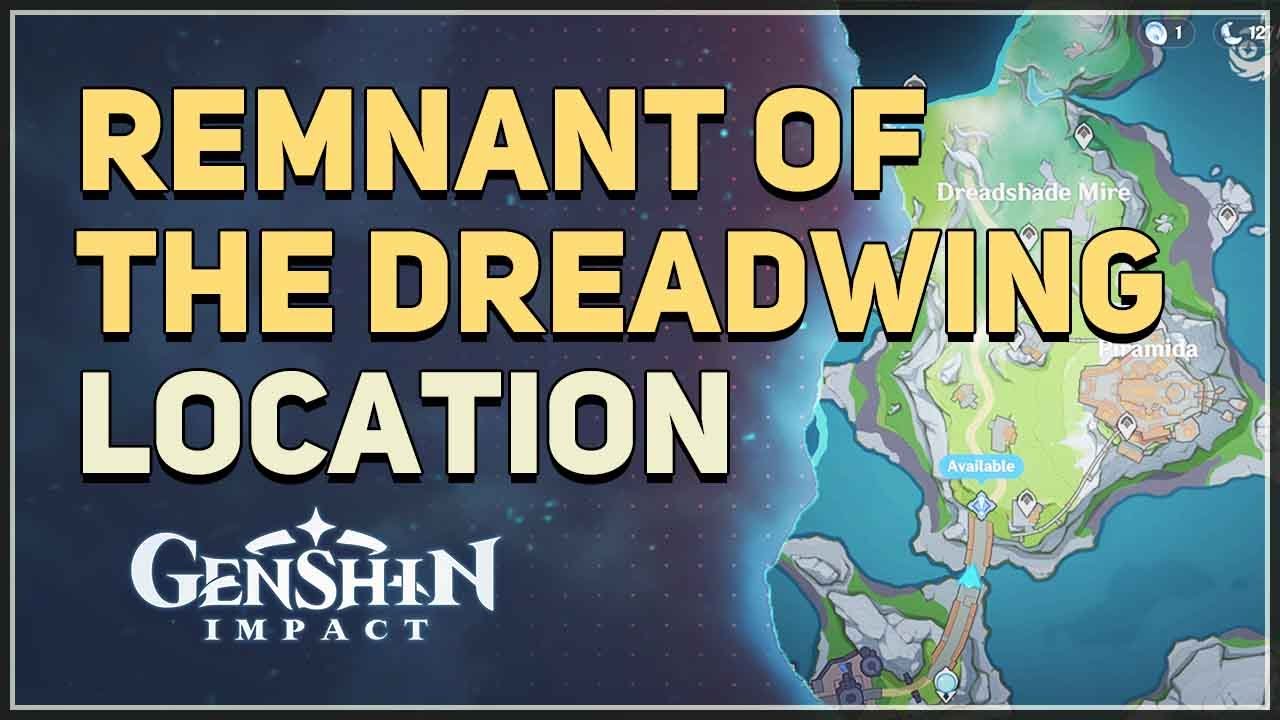 Remnant of the Dreadwing Location Genshin Impact - YouTube