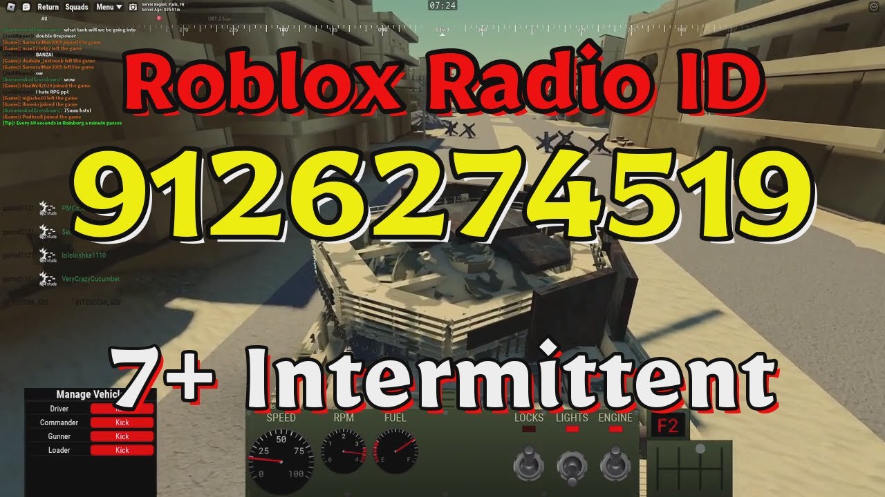 Intermittent Roblox Radio Codes/IDs - YouTube
