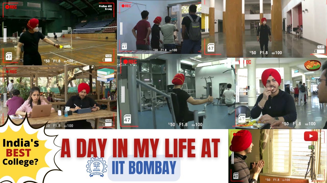 A Day in my Life at IIT BOMBAY in 3 Minutes! 🔥 - YouTube