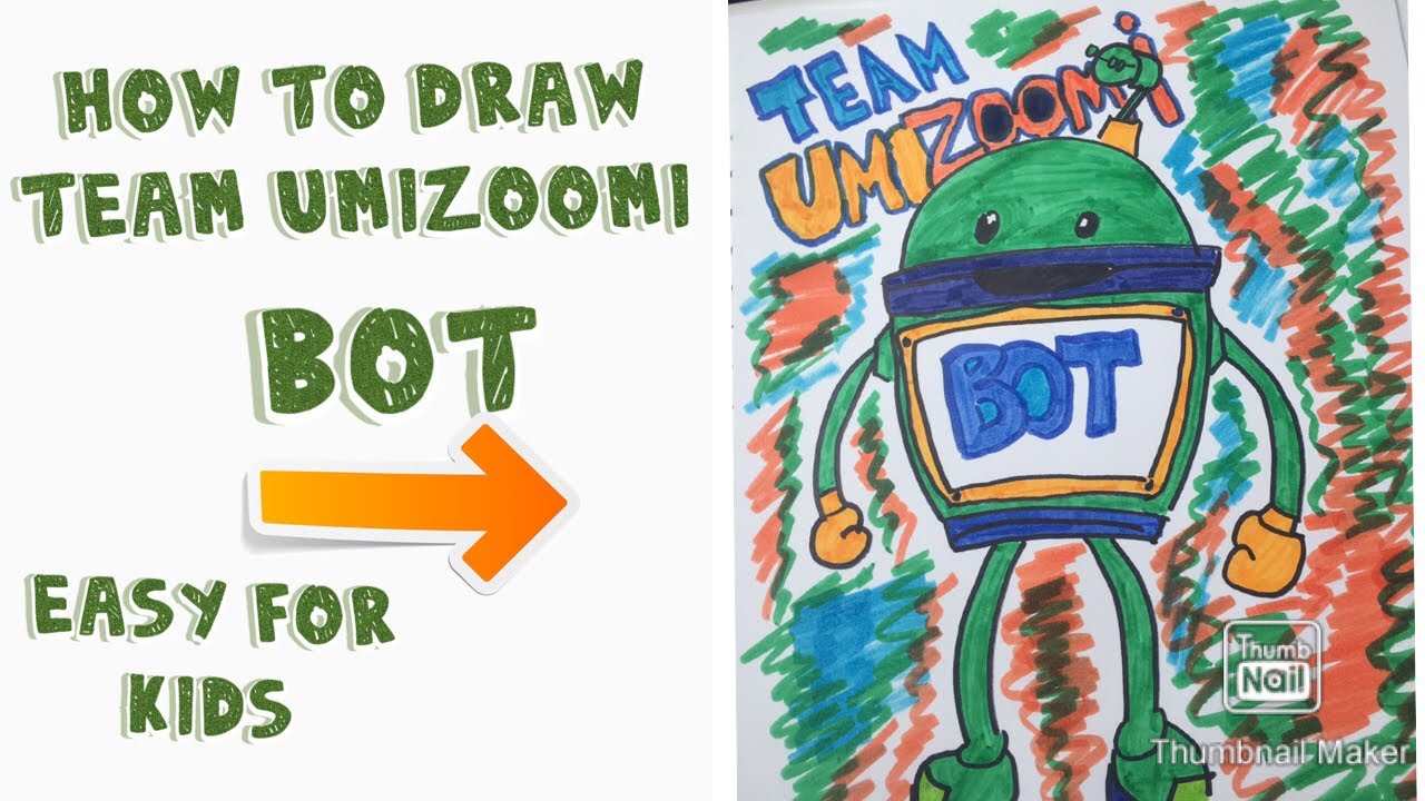 Team Umizoomi Bot Coloring Pages DIY Milli & Bot (from Team Umizoomi)