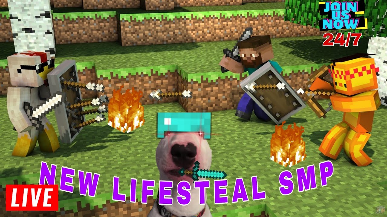 LIFESTEAL SMP 🔴 LIVE STREAMING||Forget Me Public Smp Join Now - YouTube