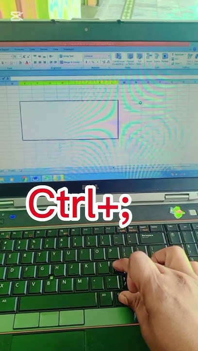 How to insert Date in Excel with short cut key #shortcut #trick #excel ...