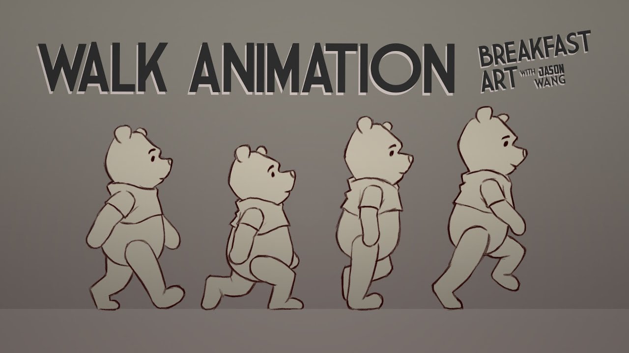 Walk Cycle Animation in Photoshop | Breakfast Art - YouTube