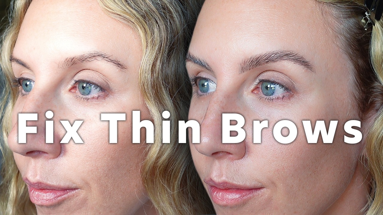 4 Ways to INSTANTLY Transform Thin Sparse Eyebrows - YouTube