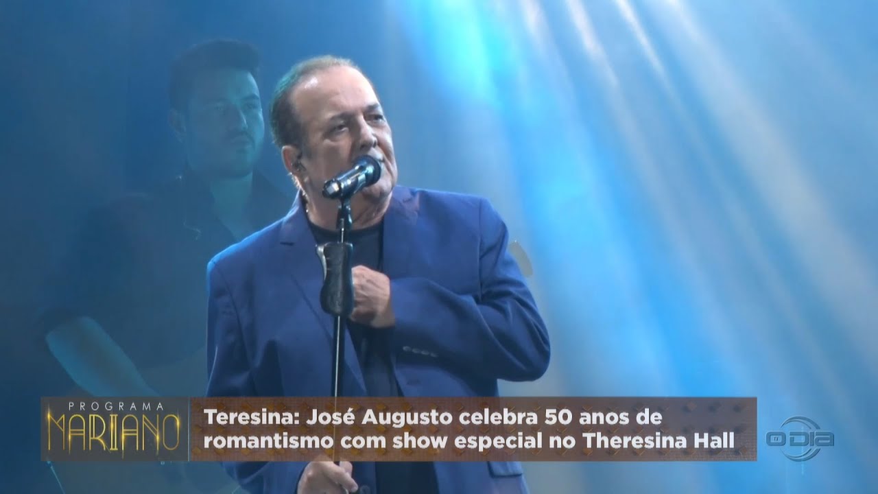 Cantor José Augusto celebra 50 anos de carreira com show memorável no ...