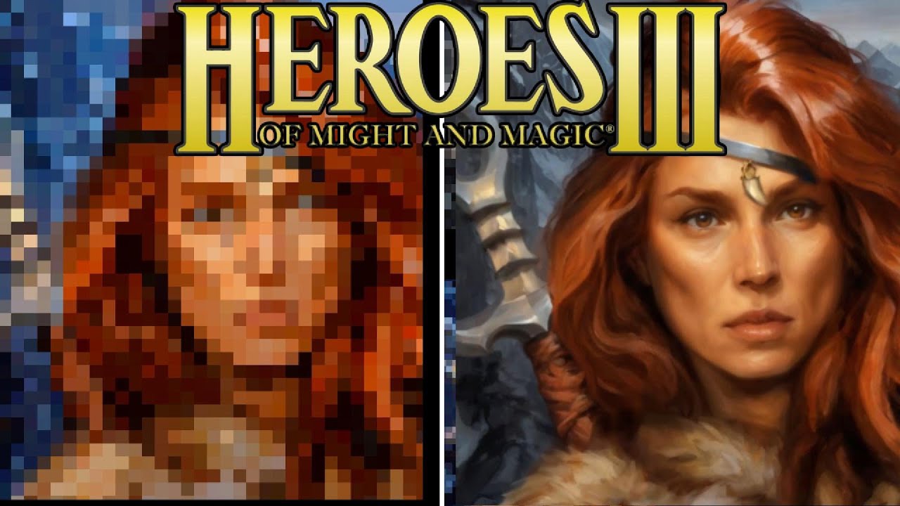 Heroes of Might and Magic 3: Hero Portrait Remaster from 8-bit to Ultra ...