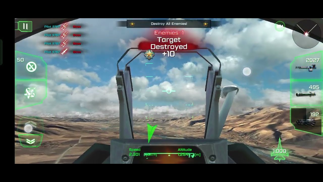 Base Destroy Modern Combat #games #fighterjet #aircombat - YouTube