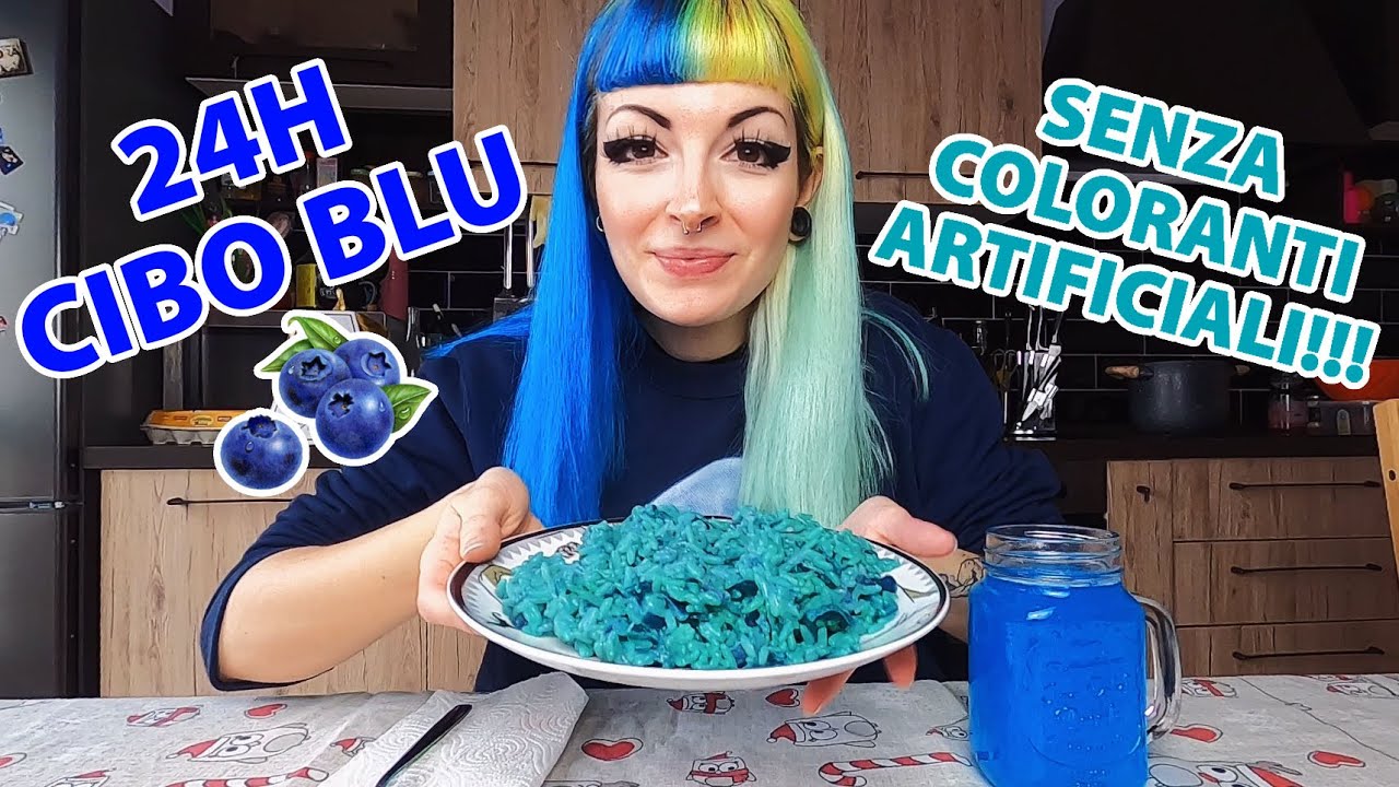 🎅🏻XMAS 1: MANGIO SOLO CIBO BLU / AZZURRO PER 24 ORE SENZA USARE ...