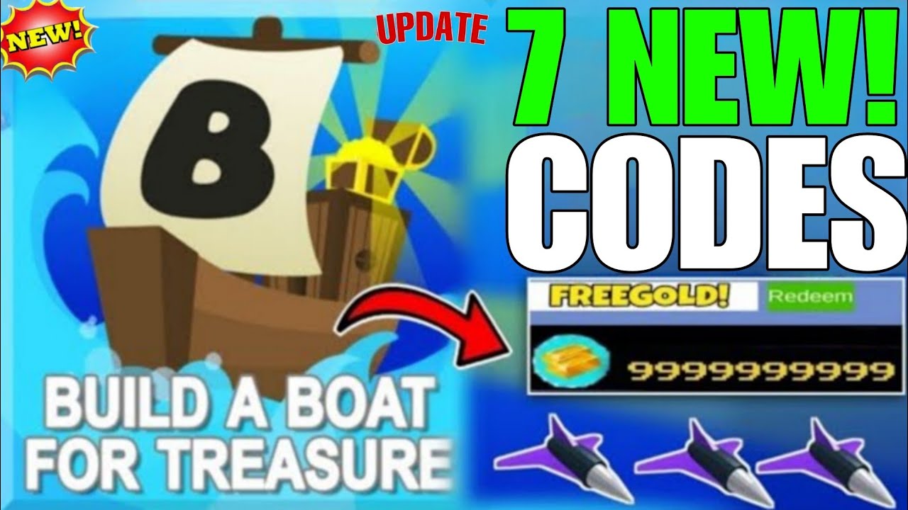 💥NEW⚡UPDATE!!💥 BUILD A BOAT FOR TREASURE CODES MARCH 2025 - BUILD A ...