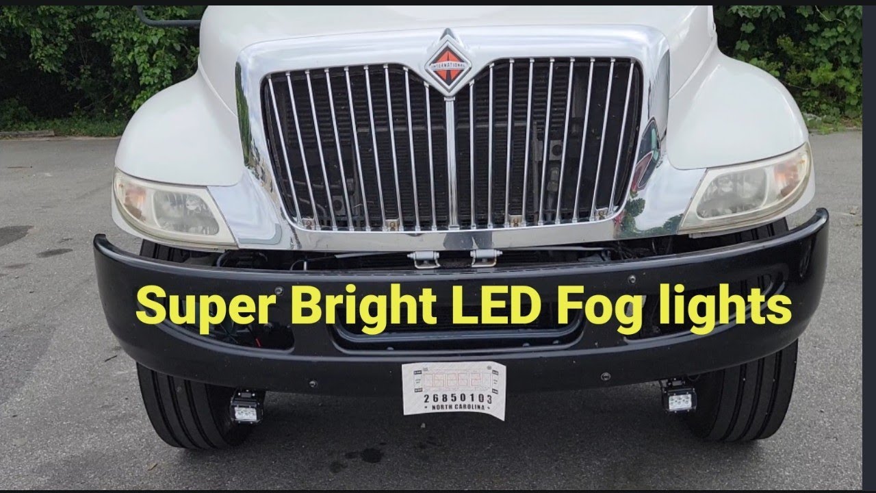 How to Install LED Fog Lights on Box Truck - YouTube