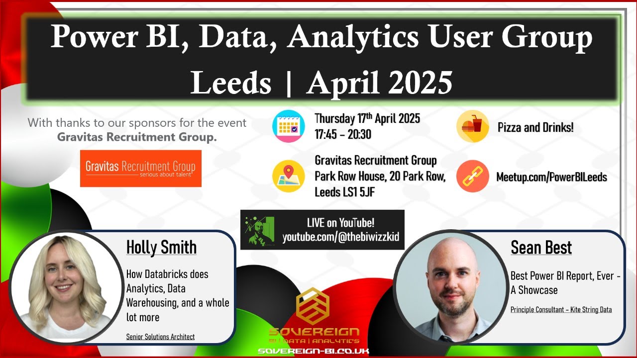 LIVE | April Leeds Power BI, Data and Analytics User Group | Holly ...