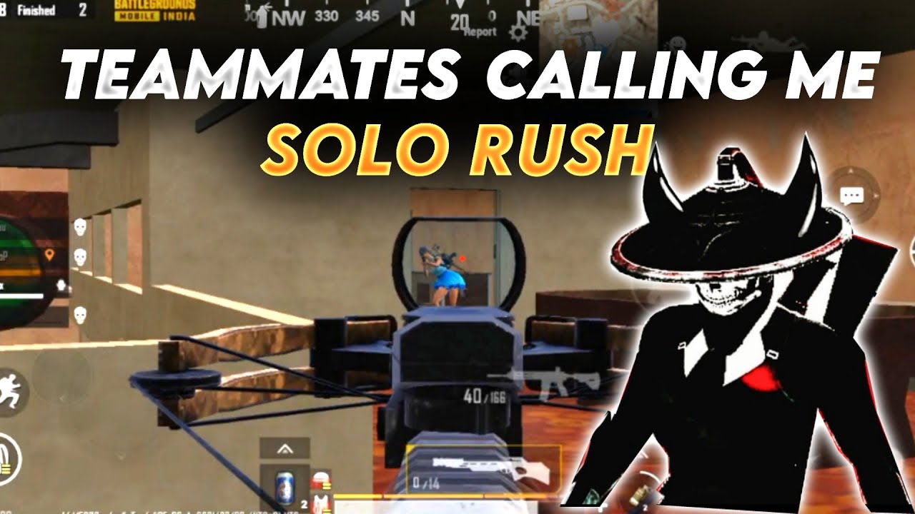 My Teammate Call Me Solo Rush when he spectate me | Poco x3 Pro Pubg ...