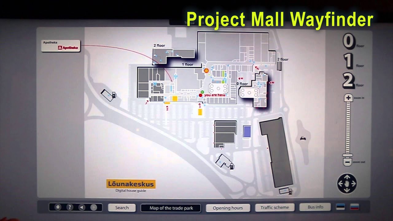 WindowMotion Project Mall Wayfinder - YouTube