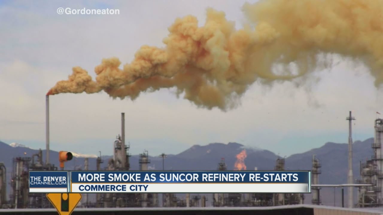 More smoke as Suncor Refinery in Commerce City restarts operations ...