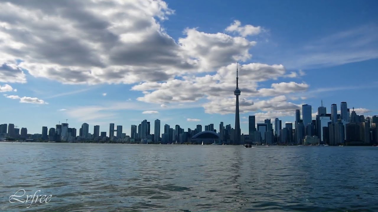4K🇨🇦 Discover CANADA - Toronto Water Taxi from Toronto Downtown to ...