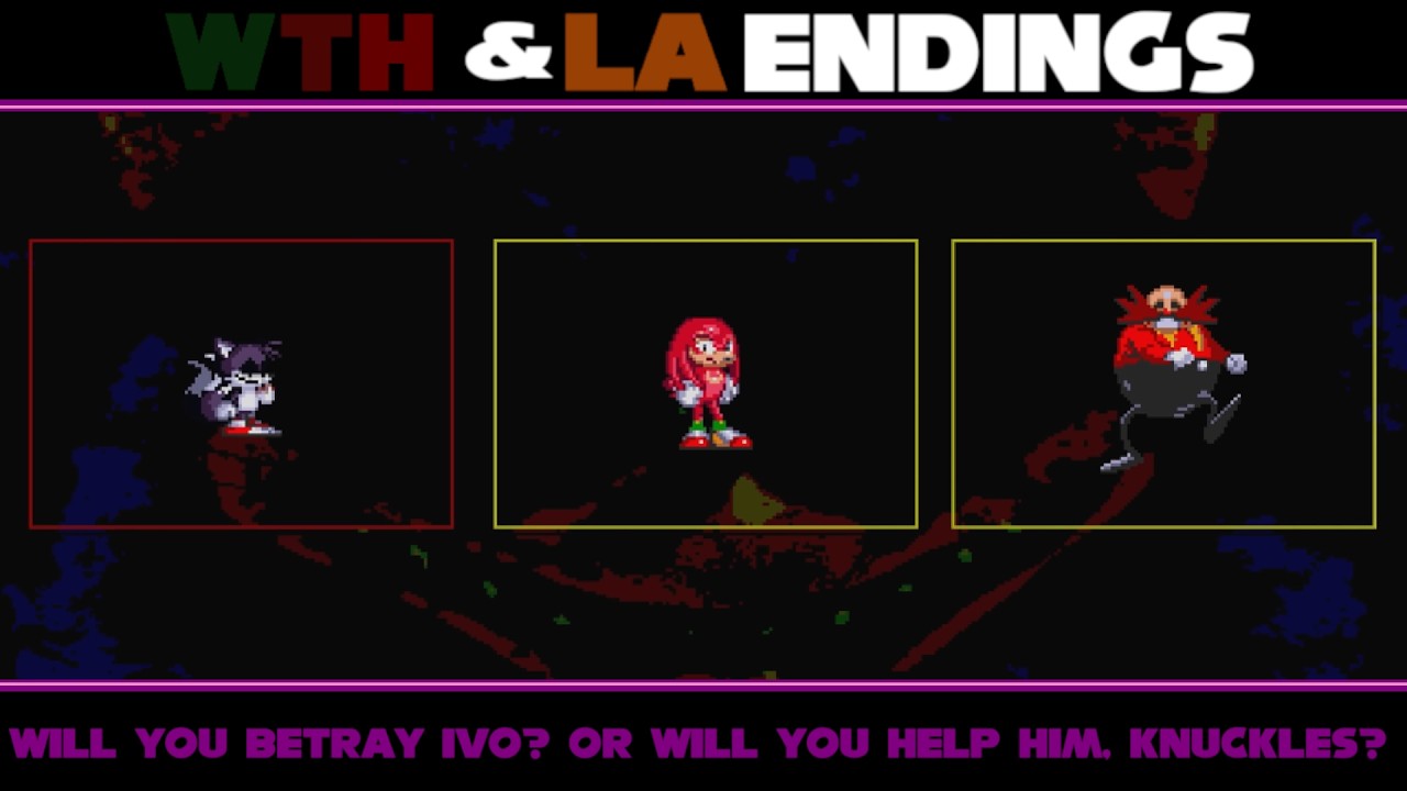Welcome to Hell & Left Alone Endings (OLD Knuckles & Robotnik Duo ...
