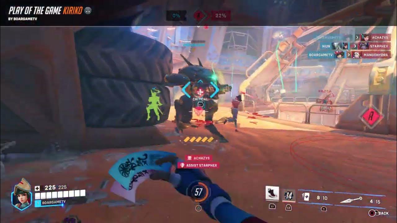 OVERWATCH 2 Kiriko Play of the Game (Unranked Quick Play Open Queue Flashpoint) PS5 Asia ...