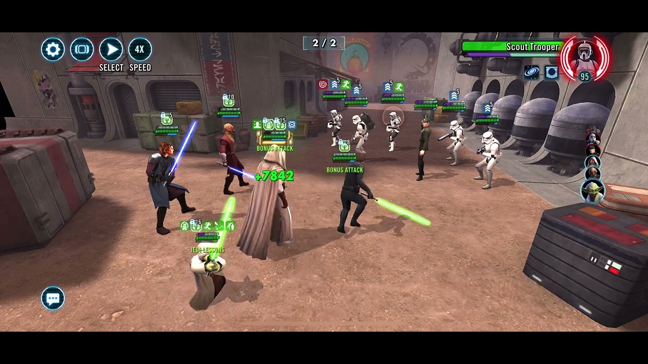 Jedi combat mission on Lothal 2/2 - SWGOH Rise of the Empire ROTE TB CM ...