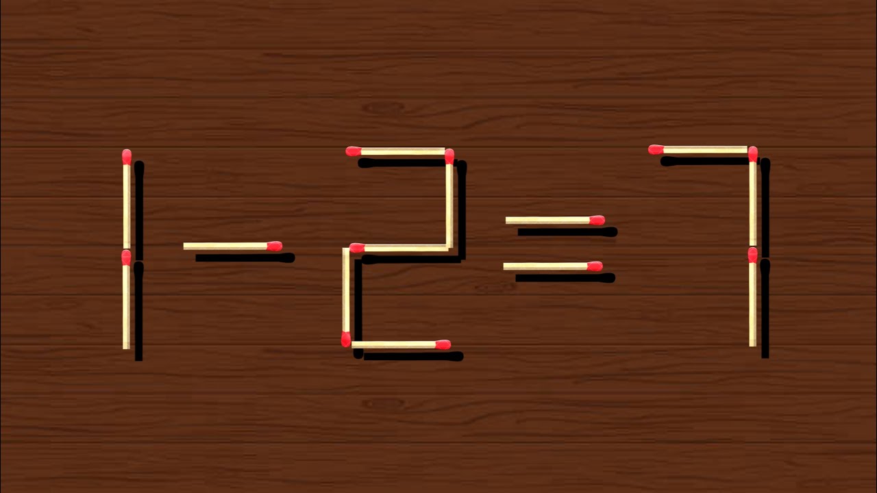 Move 1 Stick And Fix The Impossible Puzzle 9 Out Of 10 People Can t