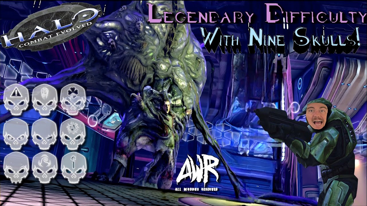 here comes the end... but first, Keyes - Halo CE Legendary with 9 ...