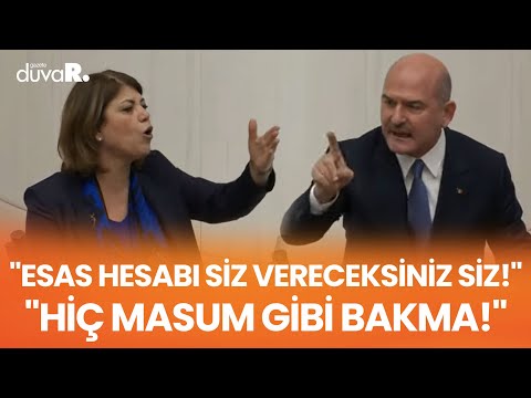 Soylu ve HDP'li Beştaş arasında tartışma büyüdü, sesler yükseldi! \