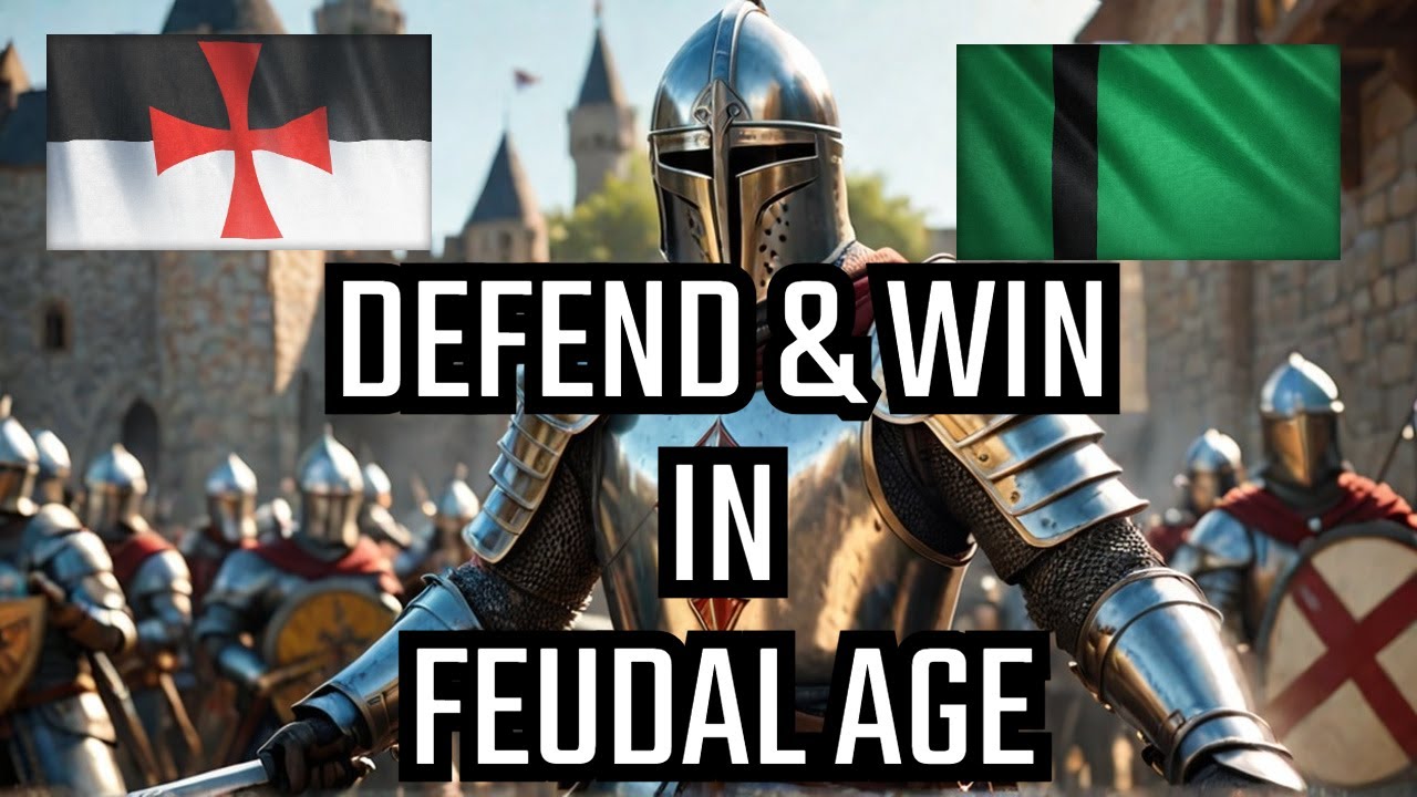 The KNIGHTS TEMPLAR are OVERPOWERED in AOE4 Feudal Age - YouTube