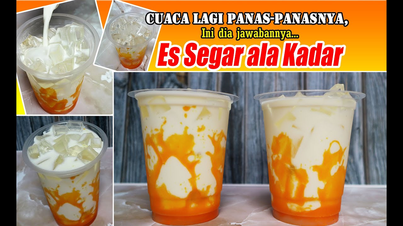 Resep Es Jeruk Kekinian ‼️Es Segar Kreasi Nutrisari Jeruk - YouTube