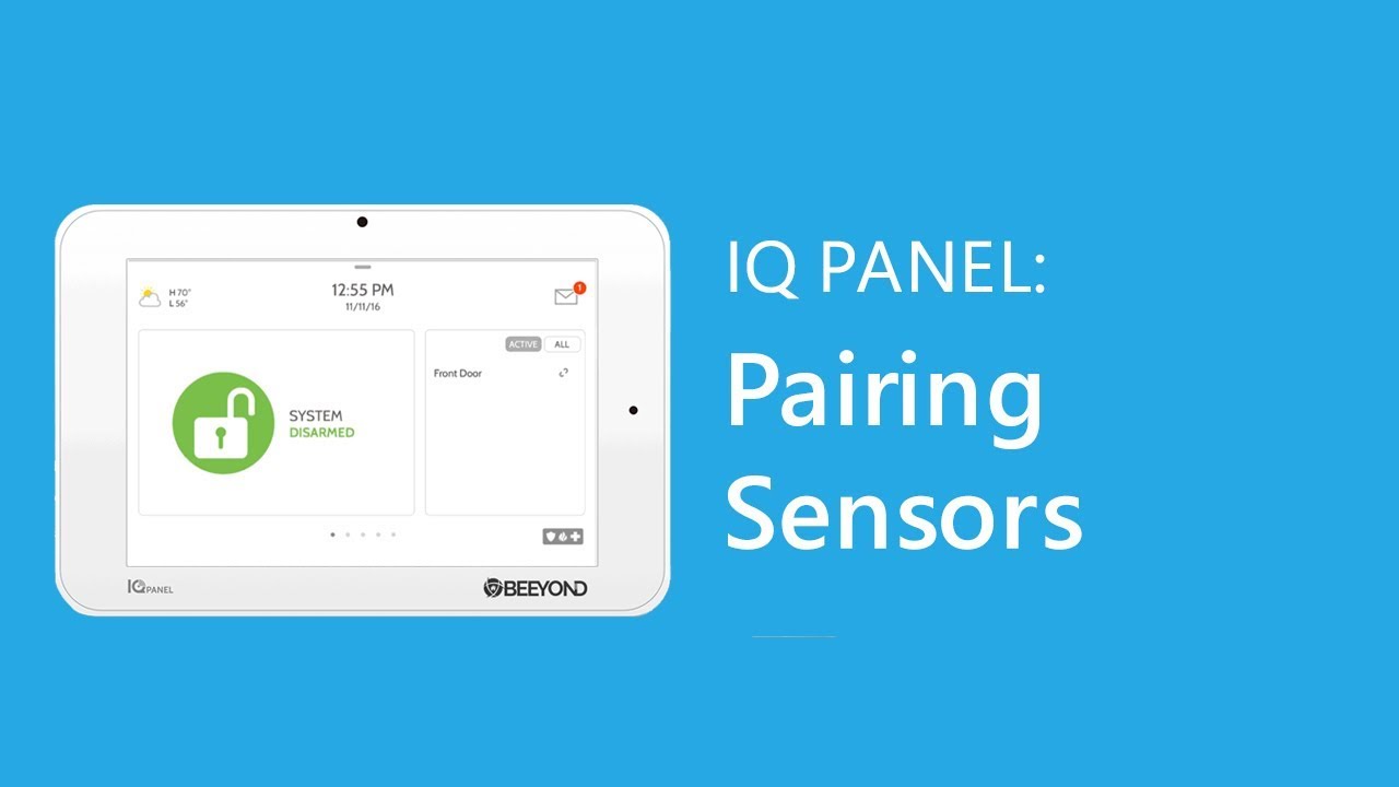 IQ Panel Pairing Sensors 2 - YouTube