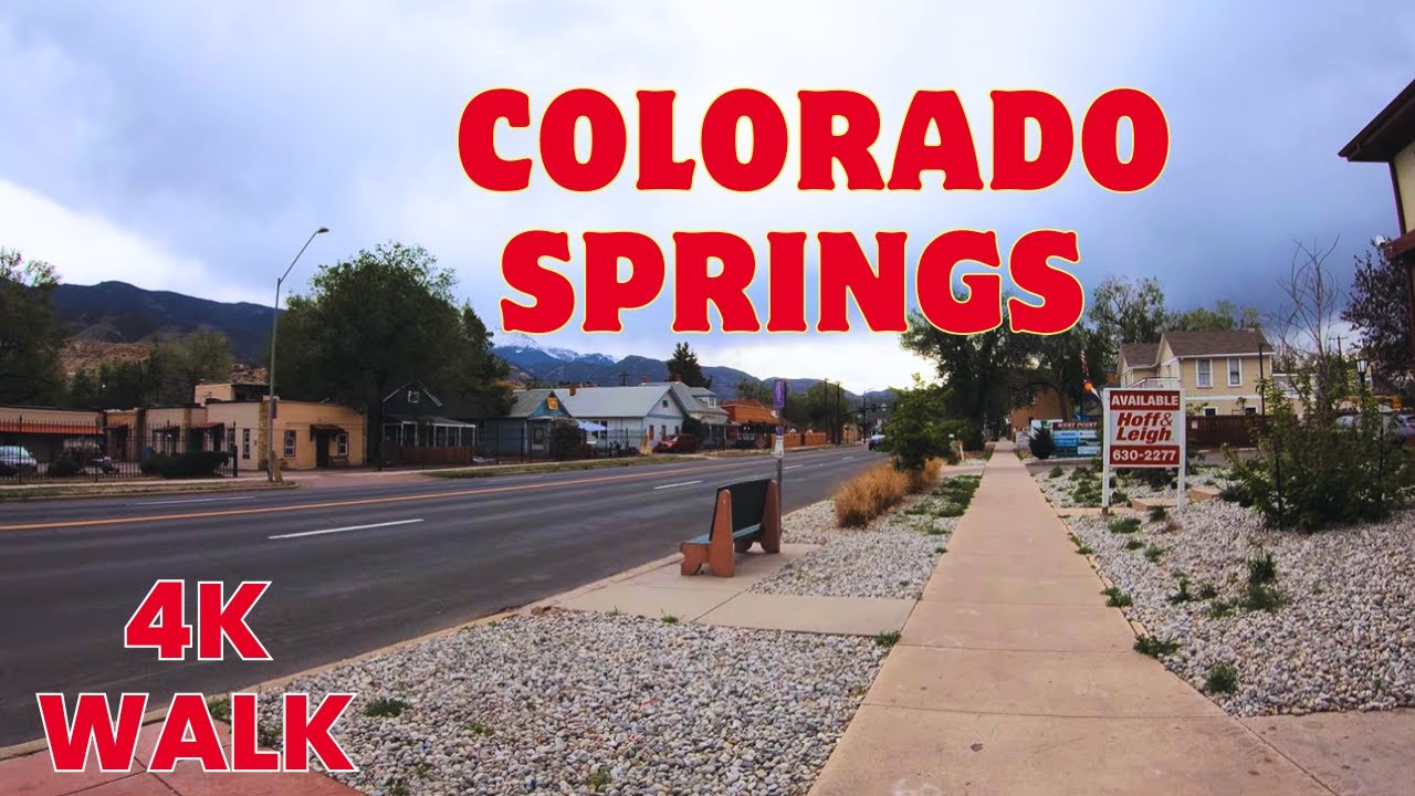 Walk Tour 4K | Old Colorado City Historic District | Colorado Springs ...