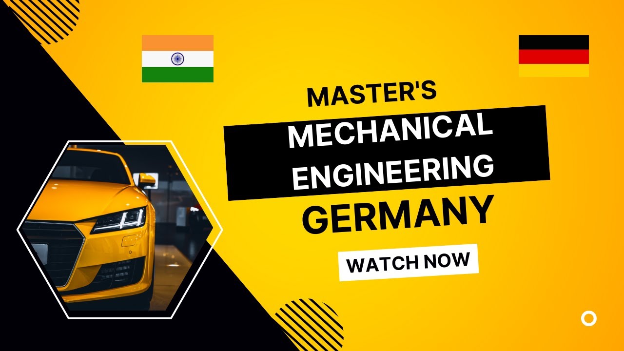Master's Mechanical Engineering in Germany | Maschinenbau | Study in ...
