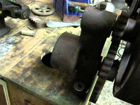 Flat Belt Gear Reduction. - YouTube