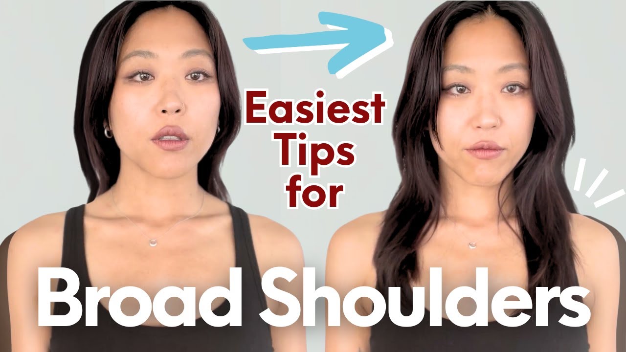Most People Don't Know THIS About Broad Shoulders | Hairstyle & Outfit ...